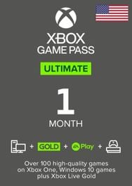 Buy 1 Month Xbox Game Pass Ultimate Xbox One / PC (USA) CD Key | Loaded