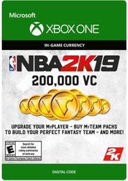 Buy NBA 2K19: 200,000 VC Xbox One (EU & UK) CD Key | Loaded