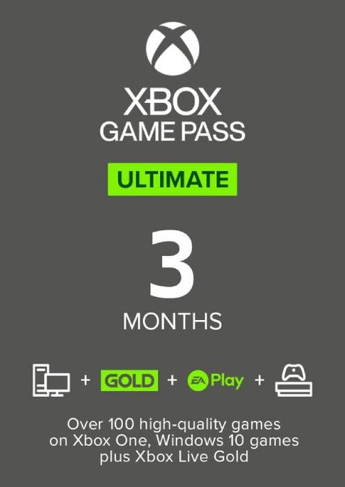 Buy 3 Month Xbox Game Pass Ultimate (Turkey) CD Key | Loaded